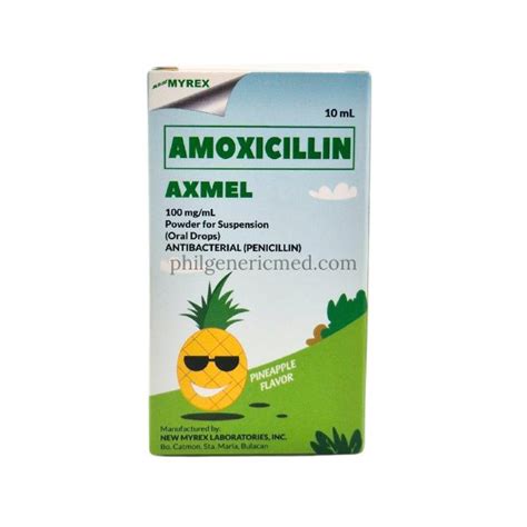 Amoxicillin 100mg Ml Powder For Suspension Oral Drops 10ml Philippine Generic Medicines