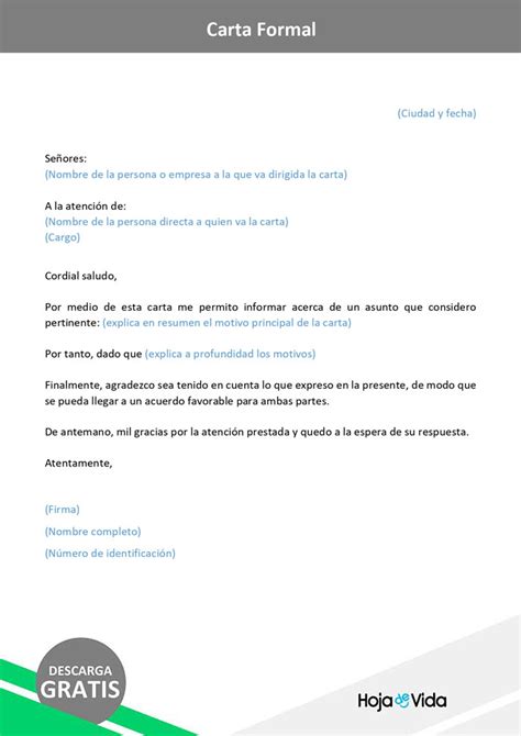 8 Ideas De Modelos Cartas Formales Modelo Carta Carta Formal Modelo