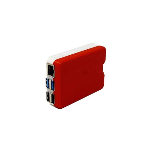 3d Printed Raspberry Pi 4 Case White Red Robo Nepal