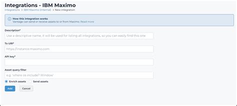 Configure The Ibm Maximo Integration