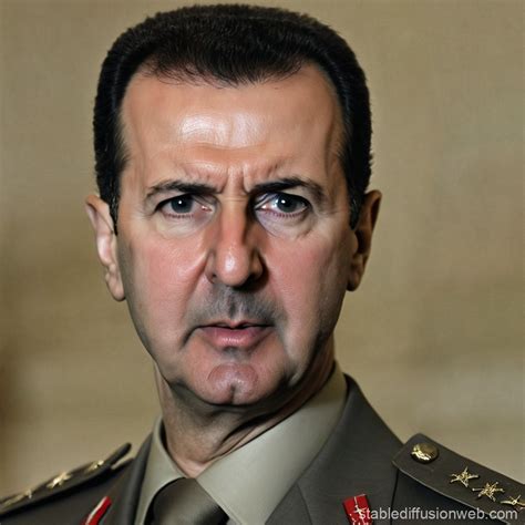 Leader Bashar Al Assad Portrait Stable Diffusion Online