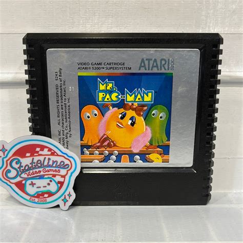 Ms Pac Man Atari 5200 Stateline Video Games Inc