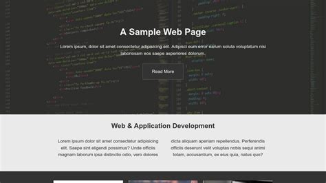 Sample Webpage