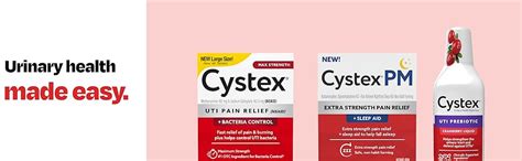 Cystex Urinary Tract Infection Support Cranberry Prebiotic