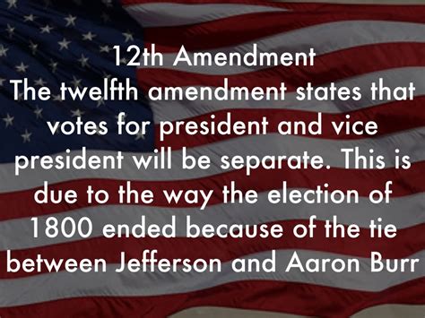 12th Amendment