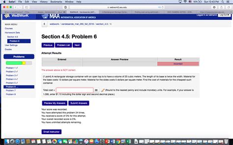 Solved A Rectangular Storage Container With An Open Top Is