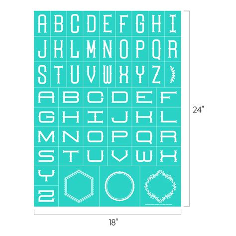 Chalk Couture Modern Monogram Font Home Decor Chalk Couture