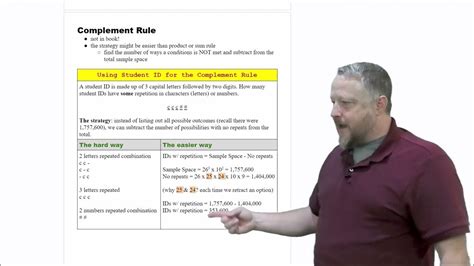 5 Complement Rule Youtube