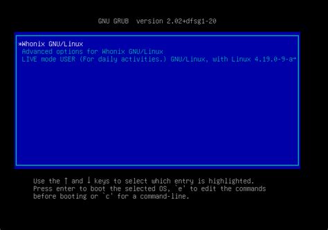 whonix host operating system live iso whonix host installer