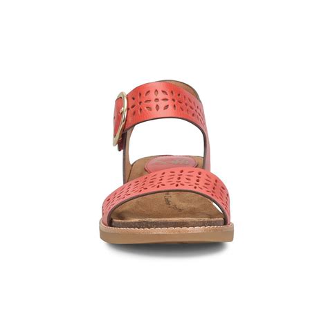 Sofft Bali Iii Backstrap Sandal Women Red Coral The Heel Shoe Fitters