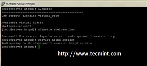 creating apache virtual hosts with enable disable vhosts options in