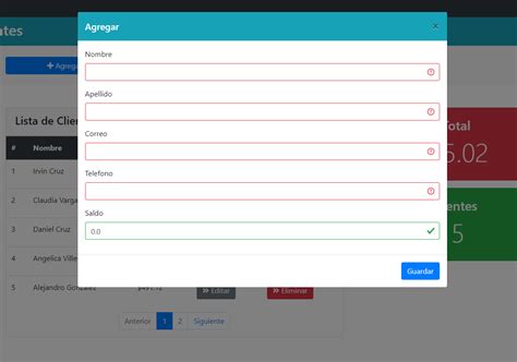 Github Irvinacgcrudcontrolclientes Es Un Crud De Persona Realizado Con El Framework