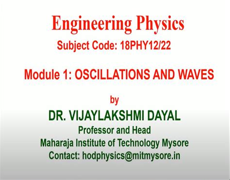 VTU Online Class Course Details
