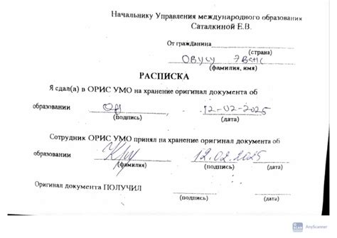 Document Submission Receipt Pdf