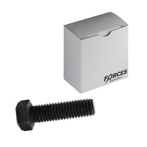 Hex Head Bolt M12 125 X 20mm Full Thread Plain Steel Class 109