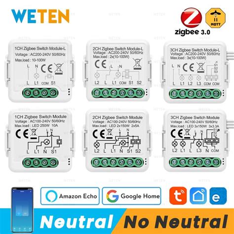 【cw】 Zigbee Module Neutral Support Tuya Ewelink Smartthings Zigbee2mqtt Lazada Ph