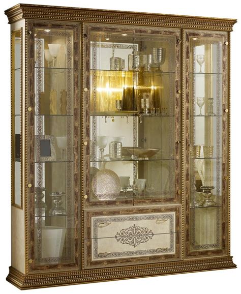 Купить Шкаф витрина СлонимМебель Палермо 4Д ЛДСП 188 5x45 2x215 см в