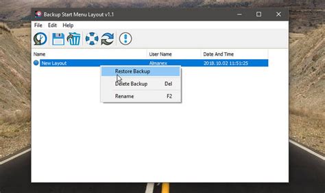 Как создать резервную копию меню Пуск в Windows 10 G