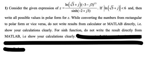 Solved In V3 J 3 J3 3 1 Consider The Given Expression Of Chegg Com