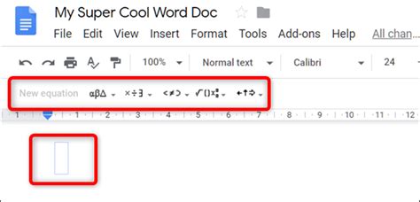 How To Use The Equation Editor In Google Docs