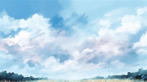 Landscape Trees Grass Land Illustration Powerpoint Background For Free