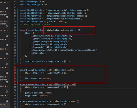 Highlighting Breaks When Using Attrs With Props Value · Issue 292 · Styled Componentsvscode