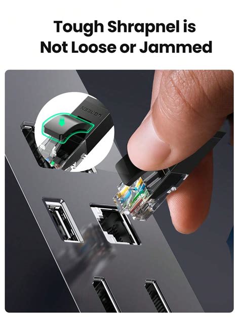 Ethernet Patch Cable Gigabit Rj45 Network Cord Lan Cable Connector Plug