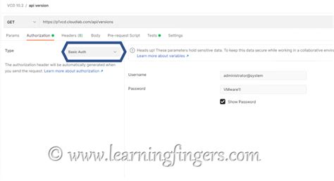 How To Login In Vmware Cloud Director 102 Using Postman Lets