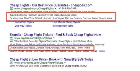 What Are Structured Snippet Extensions