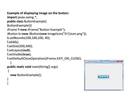 Awt Swing Layout Managers Pptx Programming Languages Computing