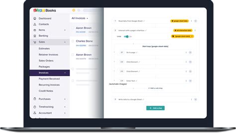automate zoho commerce without code axiom ai