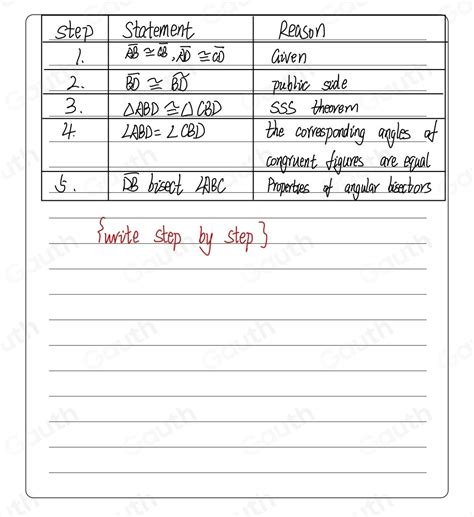 Solved Given Overline Ab≌ Overline Cb And Overline Ad≌ Overline Cd Prove Overline Db Bisects