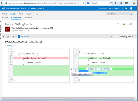 chaminda s devops journey with msft tfs 2013 web access comments on