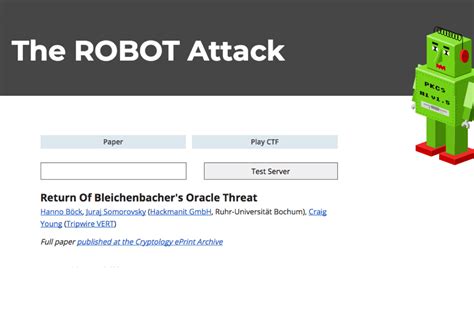 robot cryptography attack exploits 19 year old security risk