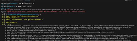 electron vite fails to resolve alias path during vite task only