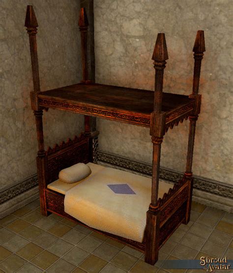 Ornate Wooden Four Poster Canopy Bed Shroud Of The Avatar Wiki Sota