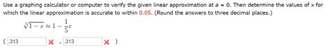 Solved Use A Graphing Calculator Or Computer To Verify The