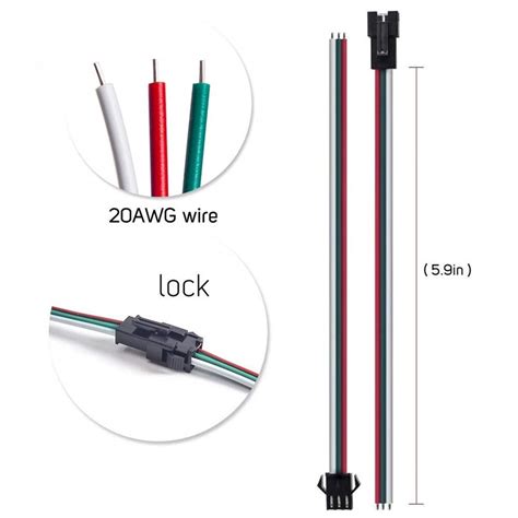 20 50 100 Paar 3 Pin Jst Sm Man Vrouw Plug Led Con Vicedeal