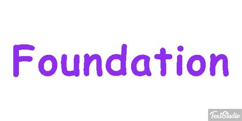 Foundation Word Animated  Logo Designs