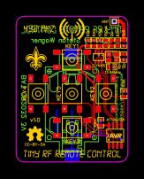 ATtiny TinyRemote RF OSHWLab