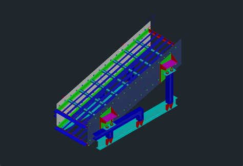Primary Crushing Screen For Mining In Autocad Cad 369 45 Kb Bibliocad