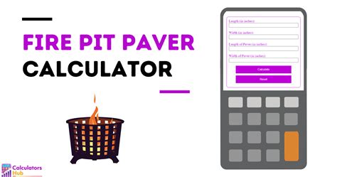 Fire Pit Paver Calculator Online