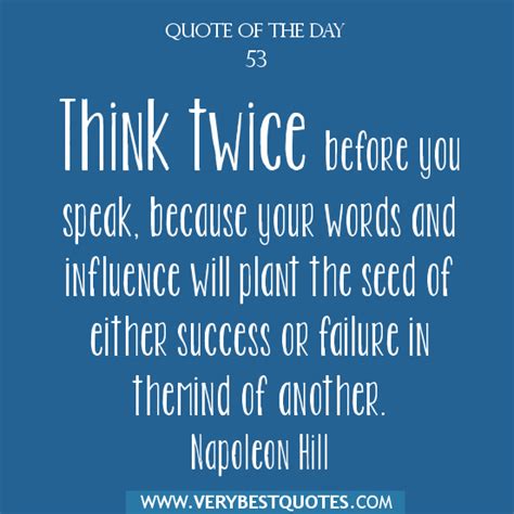 Think Before You Speak Quotes QuotesGram