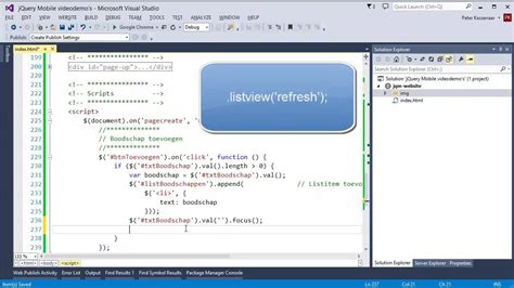 Jquery Mobile 12 Dynamische Listviews En Ajax Youtube