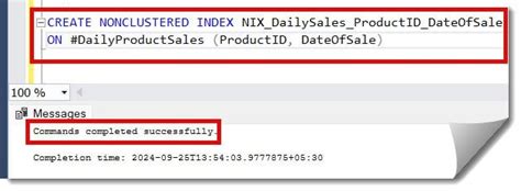 How To Create Index On Temp Table In Sql Server
