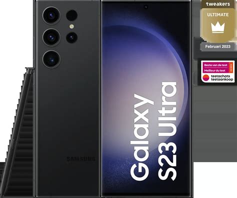 Samsung Galaxy S23 Ultra 5G 256 GB Phantom Black - Bestel nu, morgen in ...