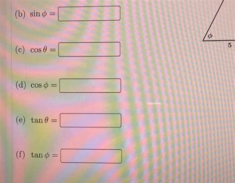 Solved Using The Figure Below Find The Exact Values Of The