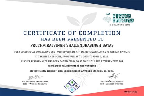 Webdevelopment Mernstack Continuouslearning Wisdomsprouts