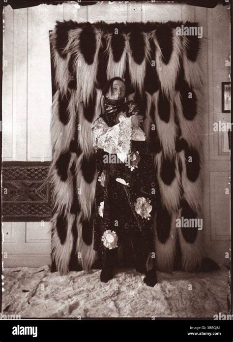 A Photograph Of Alastair Hans Henning Von Voigt Dressed In Costume