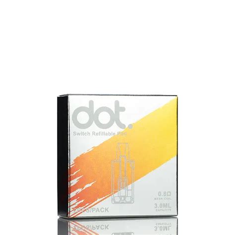 Dotmod Switch Refillable Pods For Dot Disposable 2000 Puffs Replacement Pod